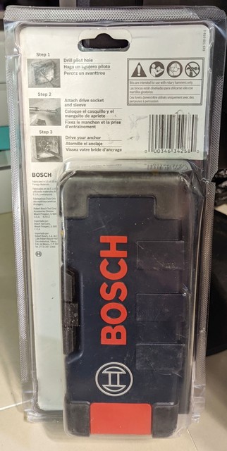 Bosch HC2309 SDS Plus/bulldog Anchor Drive Installation 7 PC Tool Kit ...