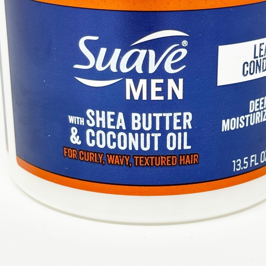 Suave Men Leave In Conditioner Curly, Wavy, Textured Hair 13.5 Oz NEW ...