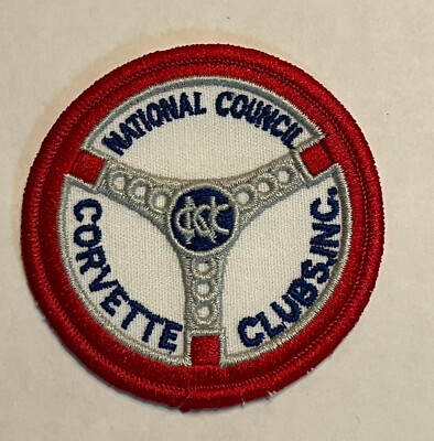 National Council Corvette Clubs Inc. Unused Patch | eBay