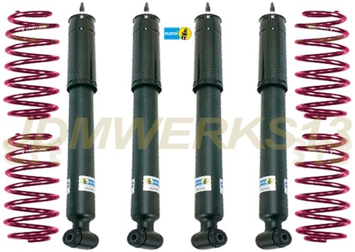 BILSTEIN B4 SHOCKS VOGTLAND LOWERING SPRINGS MERCEDES W202 C220 C230 ...