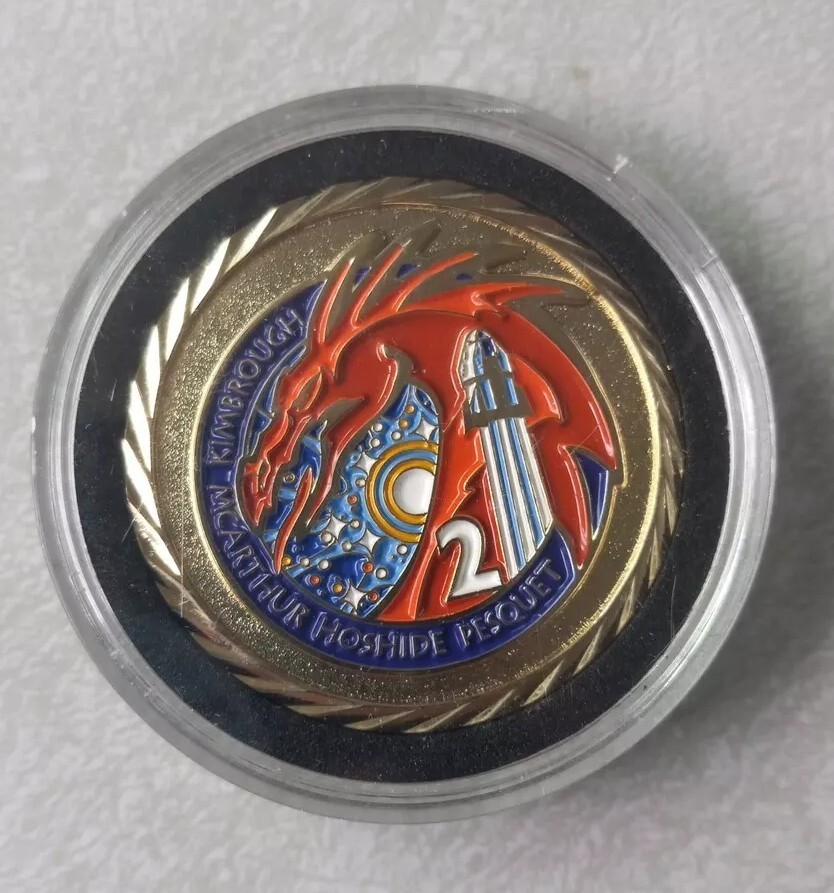 SpaceX Crew 2 Limited Edition Mission Coin In Case Rare Excellent ...