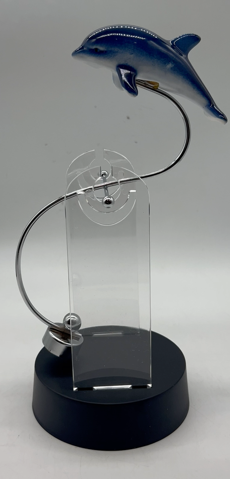 New 8" Kinetic Mobile Art Rocking Dolphin Figurine - MFR #799 - Lovely ...