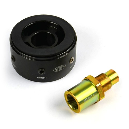 SAAS Oil Filter Sandwich Plate Kit SGAP6 1/8" NPT Ports w M24 x1.5 ...