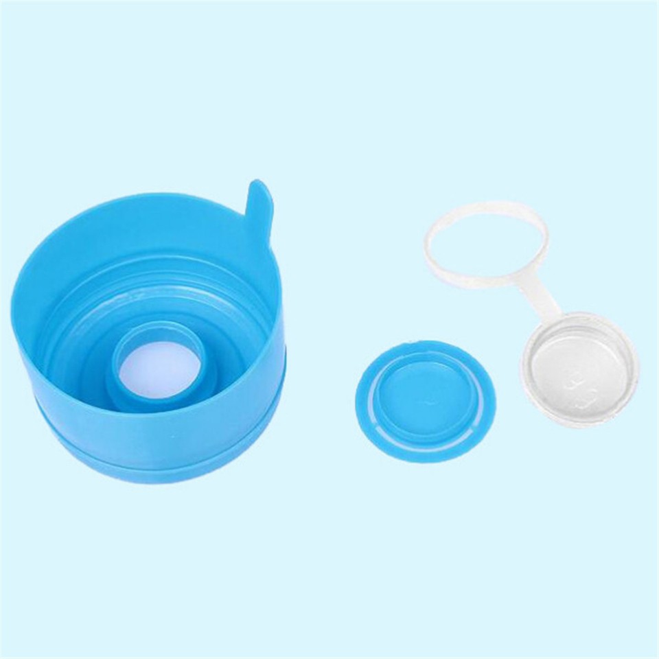 5Pcs Gallon Replacement Water Bottle Snap On Cap Anti Splash Peel Off ...