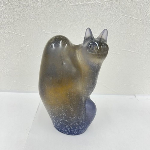 Daum France Cat Figurine Crystal Glass Limited to 500 Pieces | eBay