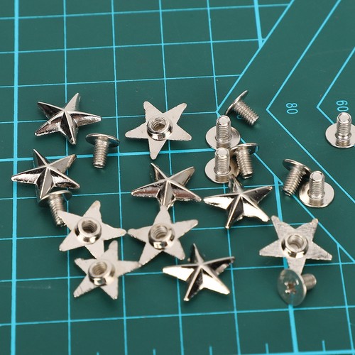 Star Shape Rivet Crafts Stud Button Rivet For Shoes Bags Clothing Decor ...