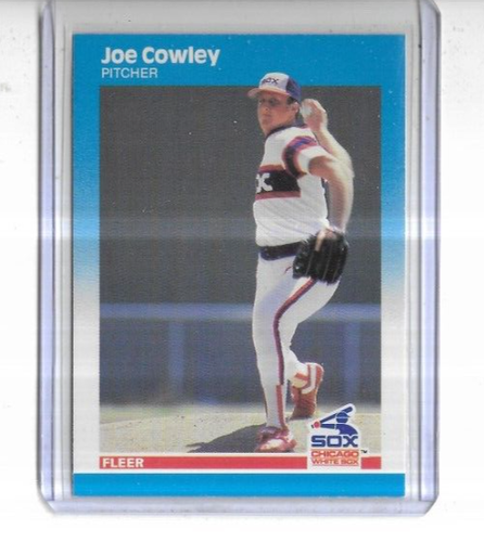 1987 Fleer #491 Joe Cowley Chicago White Sox | eBay