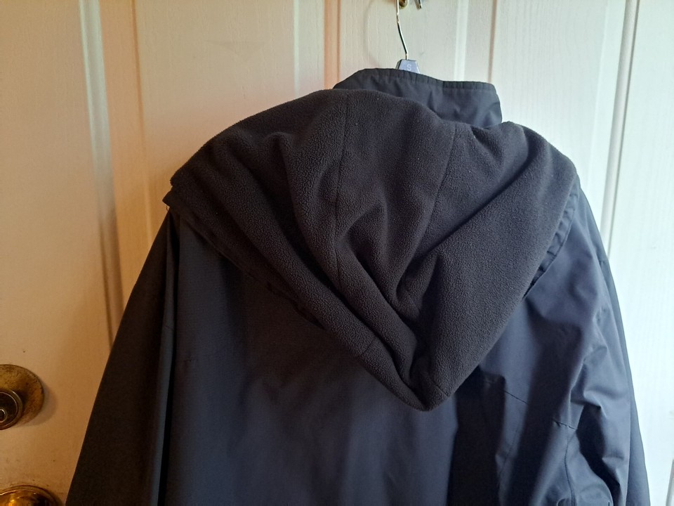 Swiss Tech Mens Full Zip Up Jacket Coat Size XL RN#52469 Raingear Hood ...