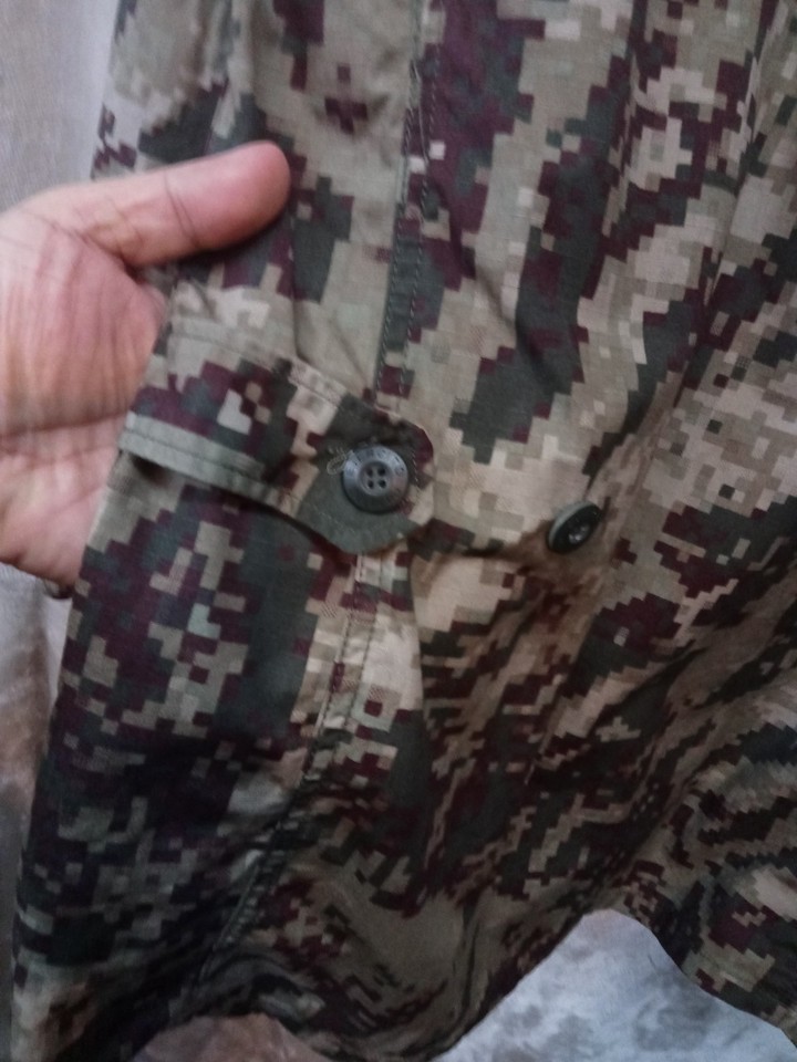Rare Original Peruvian Army Amapat Military Camo shirt Uniform, Size L ...