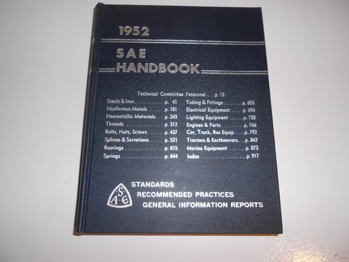 1952 SAE Handbook | eBay