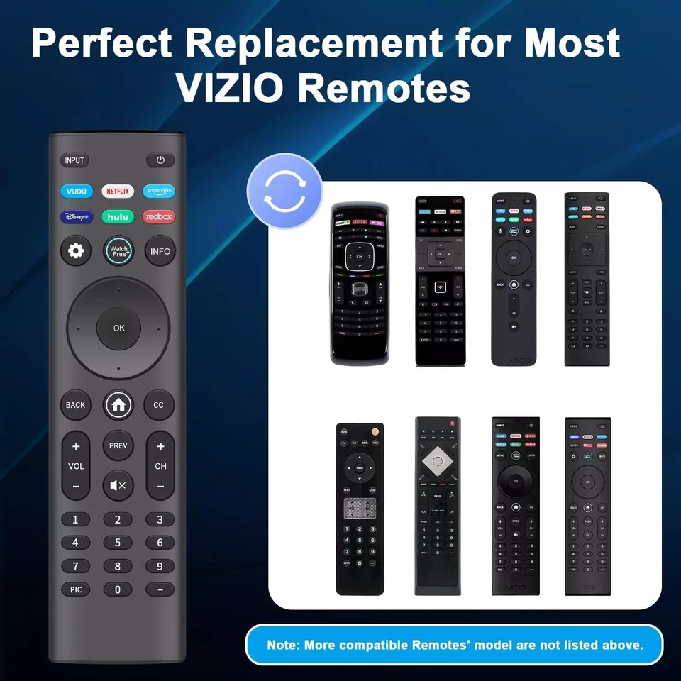 Control Remoto Para Vizio Smart TV Televisores Multiples Modelos Universal Vizio 726084520691| eBay