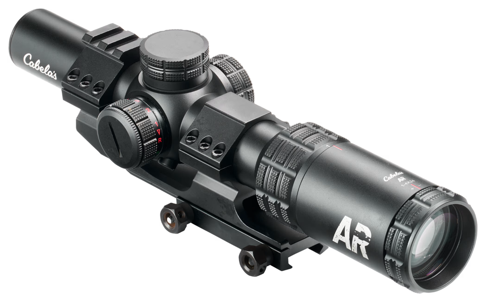 Cabela's Rifle Scope, 24mm, 1-4X, Black - New | eBay