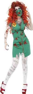 Smiffy's Women’s Zombie Scrub Nurse Costume Small | eBay