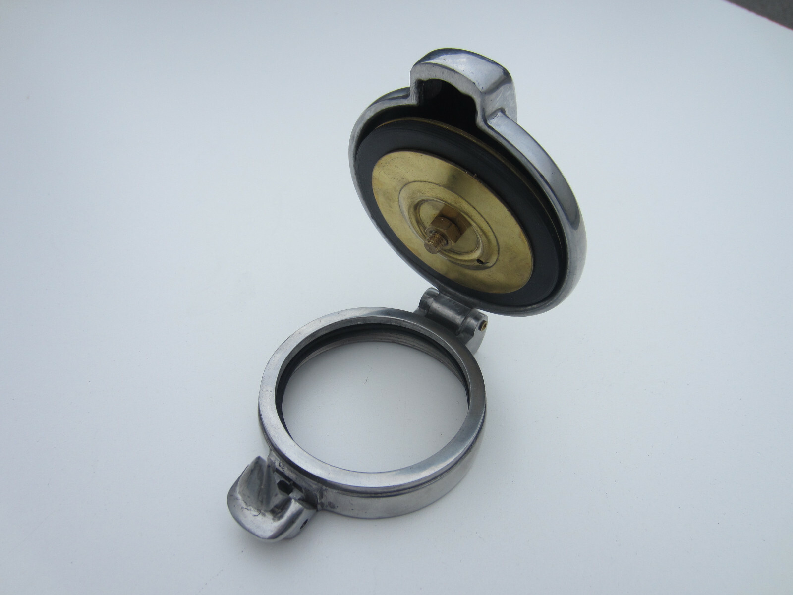 MONZA 2-3/4" FLIP-UP GAS TANK CAP VINTAGE CAFE RACER HOT ROD BSA ...