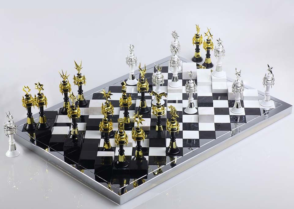 Kingdom Hearts III 3 Alba & Ater Chess Set 16 Silver 16 Gold Pieces ...