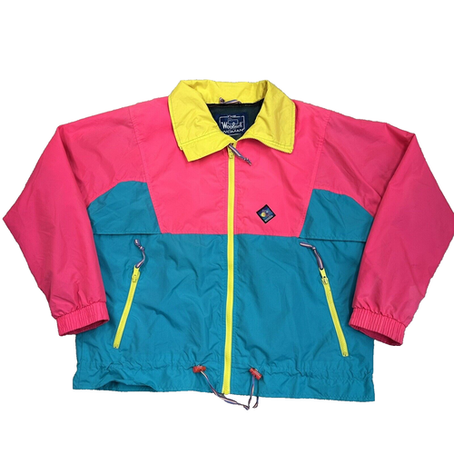 Woolrich Sigmet Gear Colorful Colorblock Windbreaker Jacket Womens Size ...