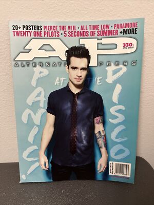 ALTERNATIVE PRESS AP MAGAZINE JANUARY 2016 330.1 PANIC AT THE DISCO W ...