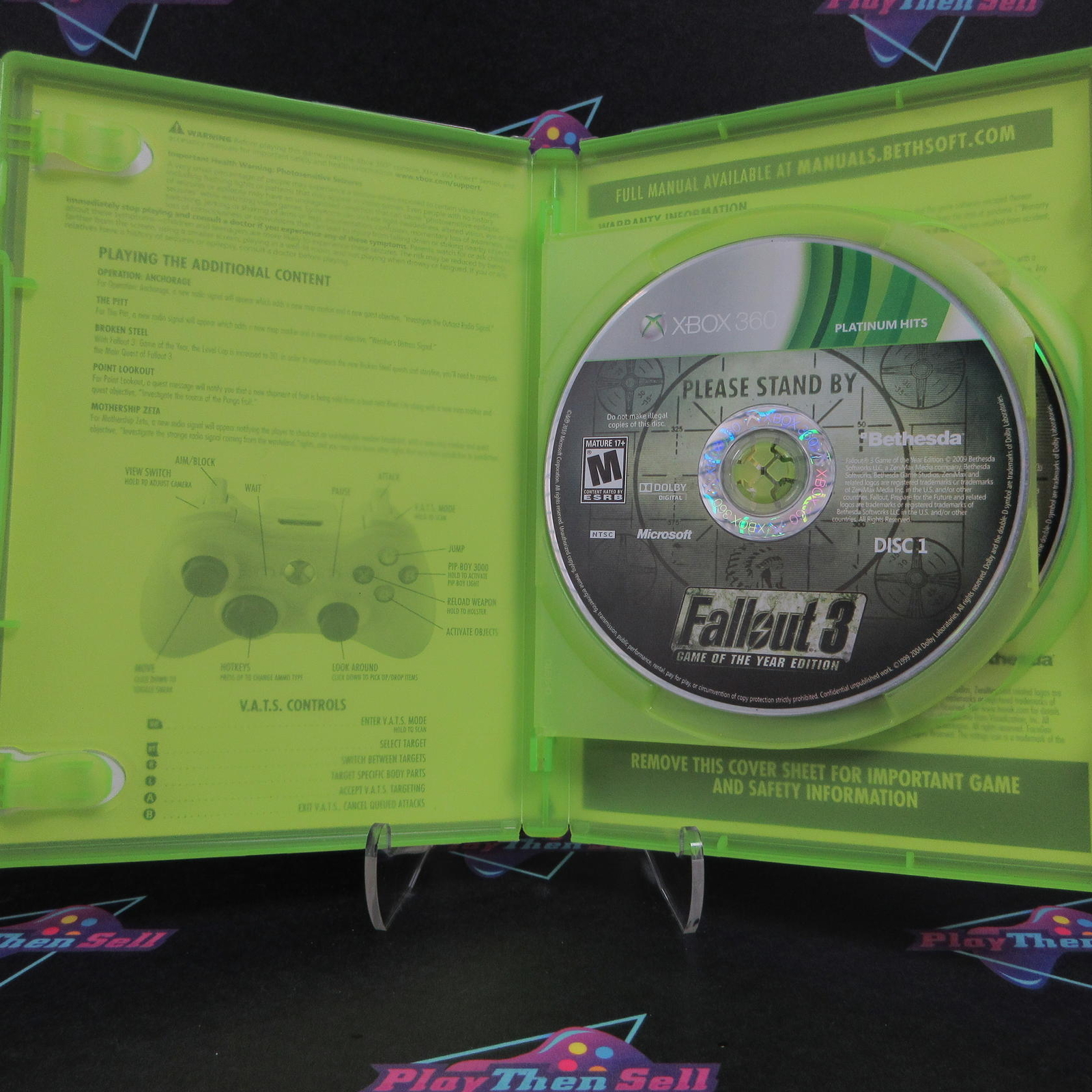 Fallout 3 GOTY Xbox 360 Platinum Hits - Complete CIB | eBay
