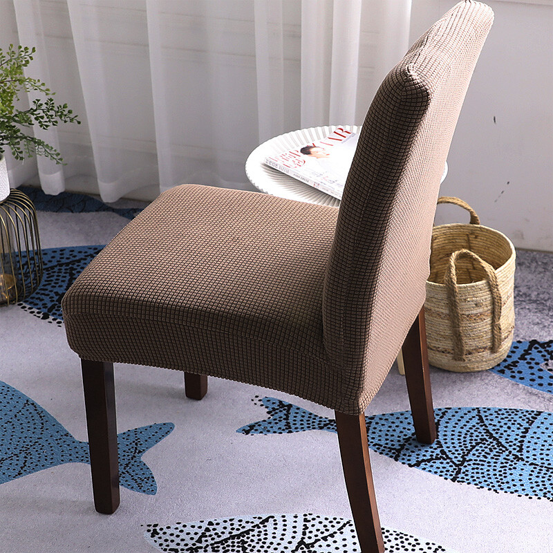 Stretch Washable Dining Room Printed Chair Covers Slipcovers Seat ...