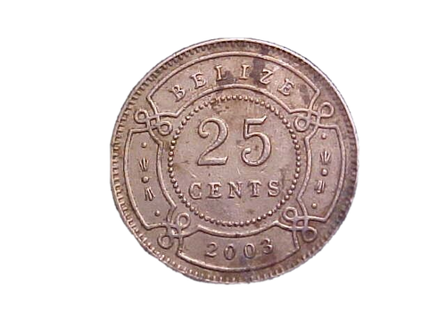 2003 Belize 25 Cents Elizabeth II KM# 36 - Nice Circ Collector Coin ...