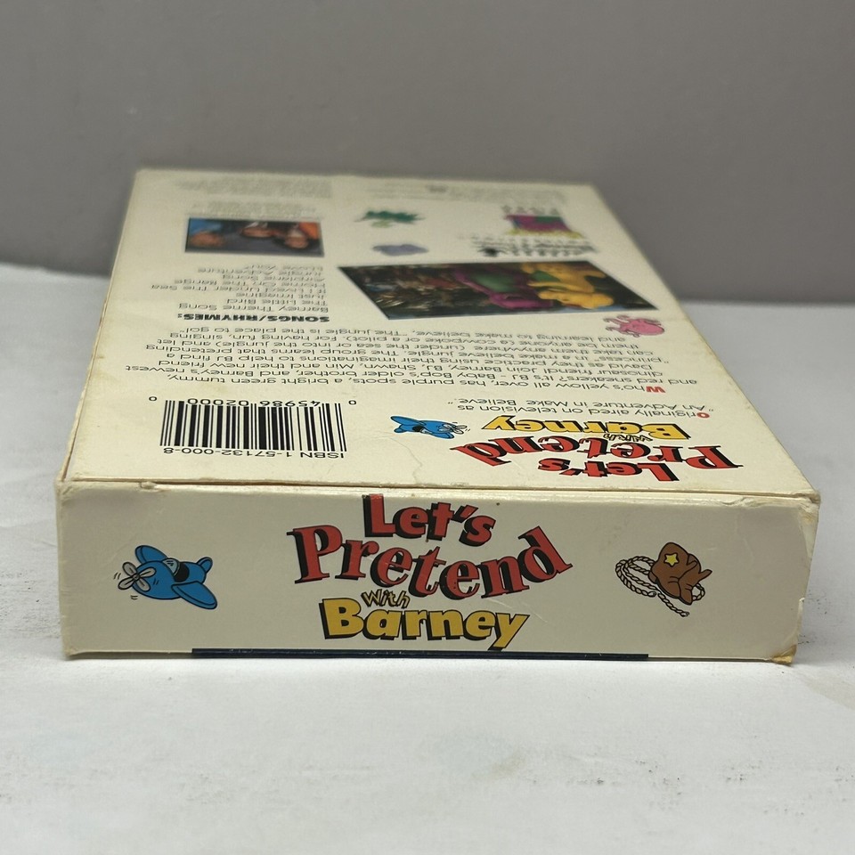 Barney & Friends Let’s Pretend With VHS Video Tape Classic Collection ...