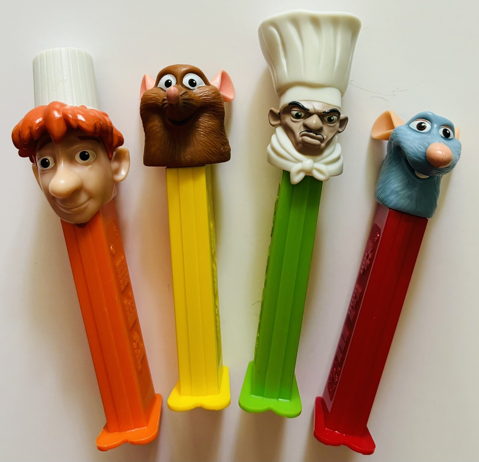 Disney Pixar’s RATATOUILLE - PEZ Dispensers - CHEF SKINNER-LINGUINI ...