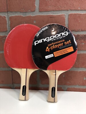 Original Ping Pong Performance 2-Player Table Tennis Racket Paddle Set ...