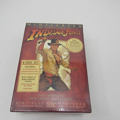 Indiana Jones - The Adventure Collection (DVD, 2003, 5-Disc Set ...
