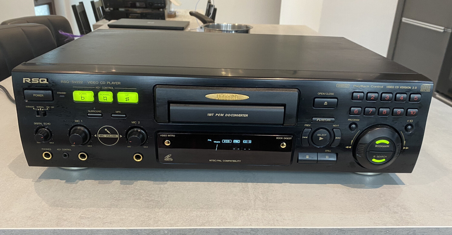 RSQ Video CD Karaoke Player RSQ-SV222 Tested Working | eBay UK