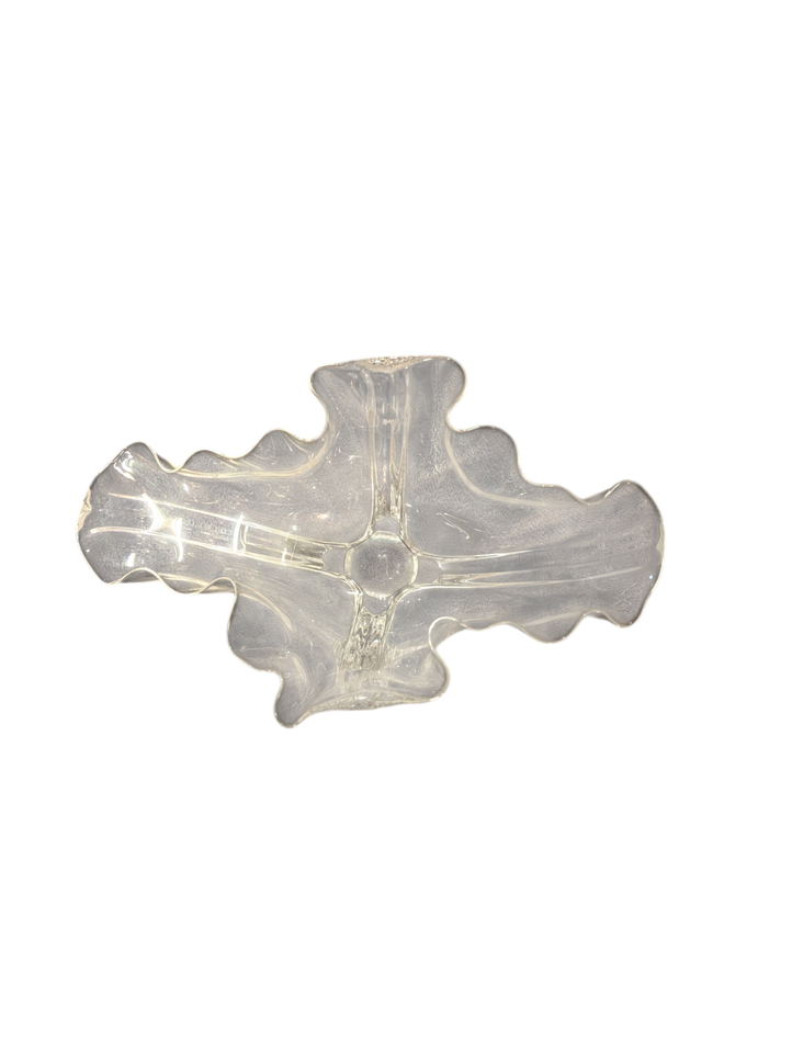 Steuben 1920s Art Deco-Art Nouveau Grotesque Clear Glass Ripple Bowl ...