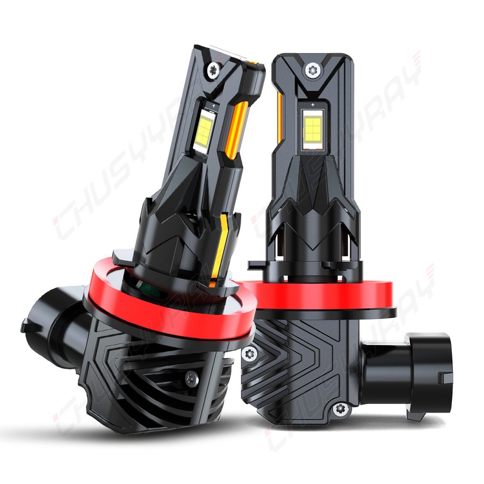 2x H11 CSP LED Headlight Low Bulb Kit For GMC Sierra 3500 HD 2007-2014 ...