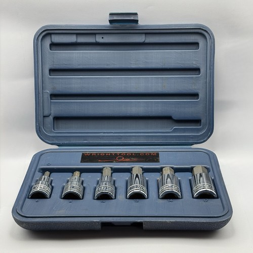 Wright Tool 453 6 Piece 1/2" Drive Metric Hex Socket Set, (6mm - 17mm) | eBay