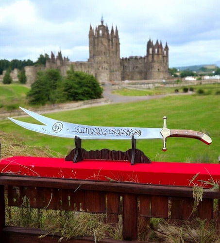 Custom Hand Made Zulfiqar Sword Arabic Turkish Swords Imam Ali Islamic ...