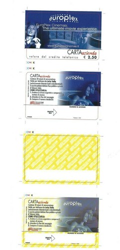 Graphic Design Telecom Print Layout Company Paper Europlex Cinemas ...