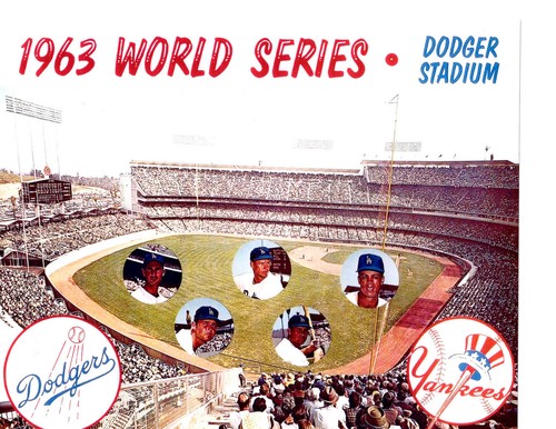1963 LOS ANGELES DODGERS 8X10 TEAM PHOTO WORLD SERIES YANKEES HOF USA ...