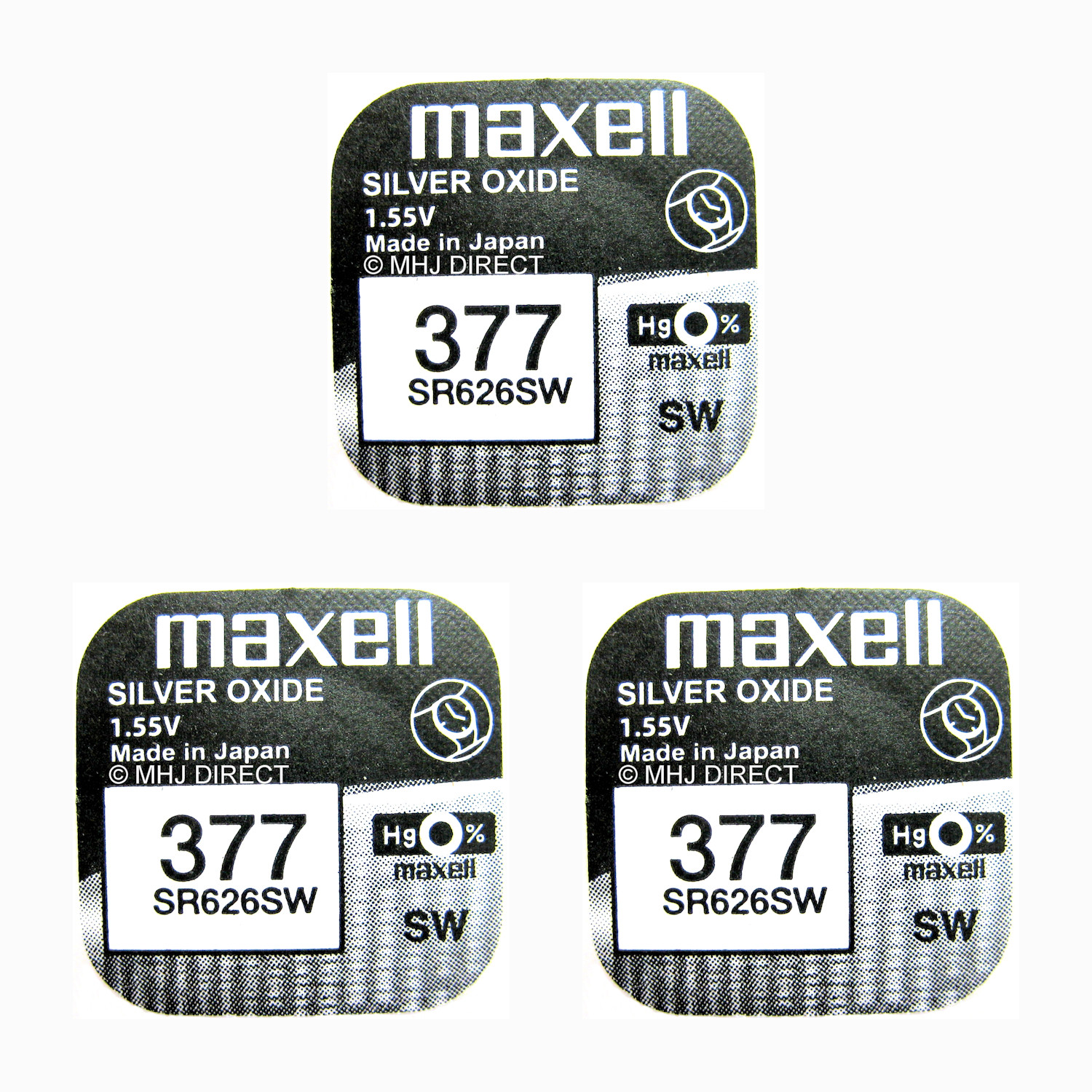 MAXELL 377 SR626SW AG4 Silver Oxide Watch Batteries SELECT 1 2 3 4 5 ...