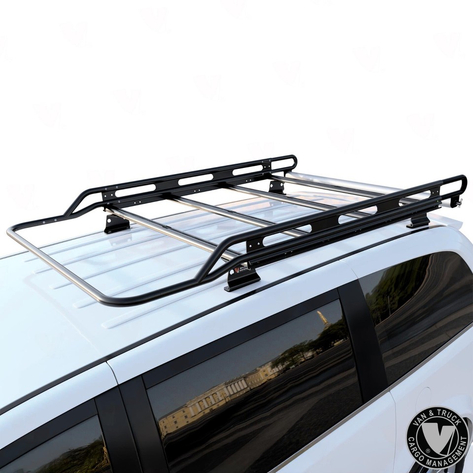 Universal Premium Heavy-Duty Aluminum Black Ladder Rack for Minivan ...