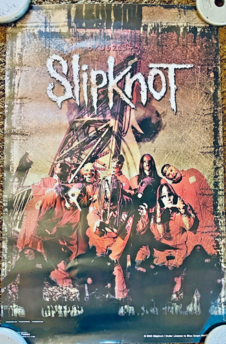 Original 2000 Slipknot Poster Blue Grape /Scorpio #513 Brooklyn, NY 23 ...