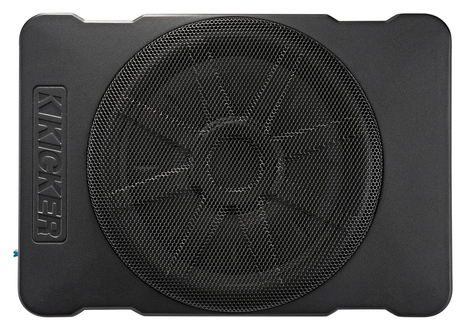 Kicker 51HS10 10" Compact 180 Watt Powered Car Subwoofer Fits Jeep ...