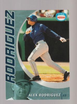2001 Topps Nestle #4 Alex Rodriguez card, Seattle Mariners | eBay