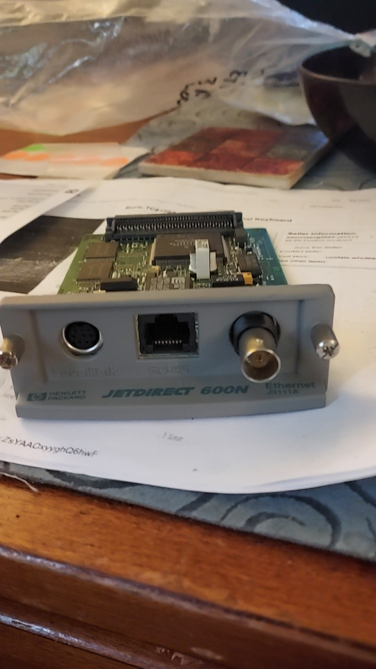 HP JETDIRECT 600N J3111A RJ45-LOCALTALK-ETHERNET CARD | eBay