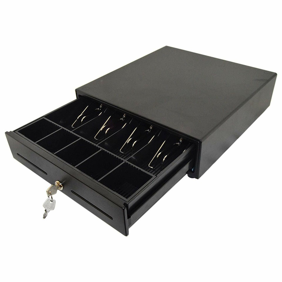 Durable Lightweight Cash Drawer with RJ12 POS Connection, 2 Keys ...