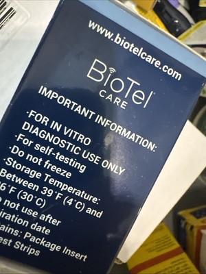 NEW! Telcare Blood Glucose Strips 50 strips Biotel | eBay
