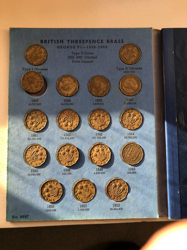 three penny piece coin collection 1937 - 1967----37pieces | eBay UK