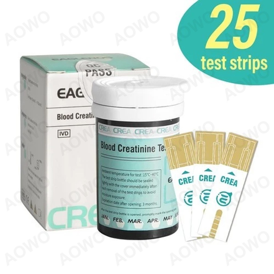 Kidney Function Monitoring Kit Home Blood Creatinine Meter with 25 Test ...