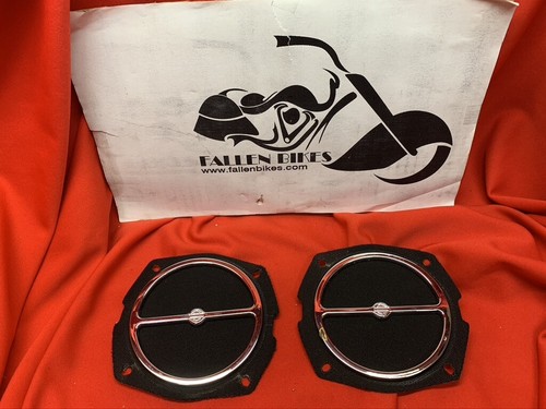 Genuine Harley Davidson Bar & Shield Inner Fairing Speaker Grills | eBay