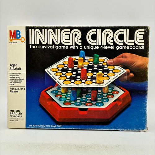 VINTAGE Inner Circle Board Game COMPLETE Milton Bradley 1981 Family ...