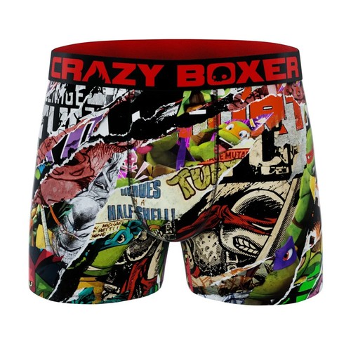Crazy Boxers Star Wars - Ninja Turtles - Comic Strip Medley Boxer Men's ...