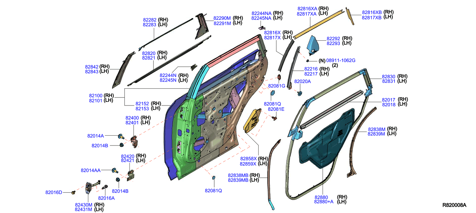 Nissan/INFINITI 82152-6TA0A Door Outer Panel (Right | eBay