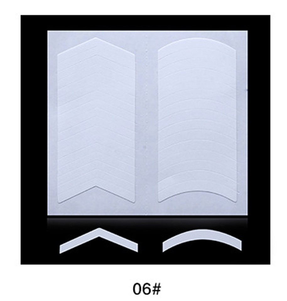 French Tip Guides Sticker Manicure Stripe Edge Nail Art Toes Decoration ...